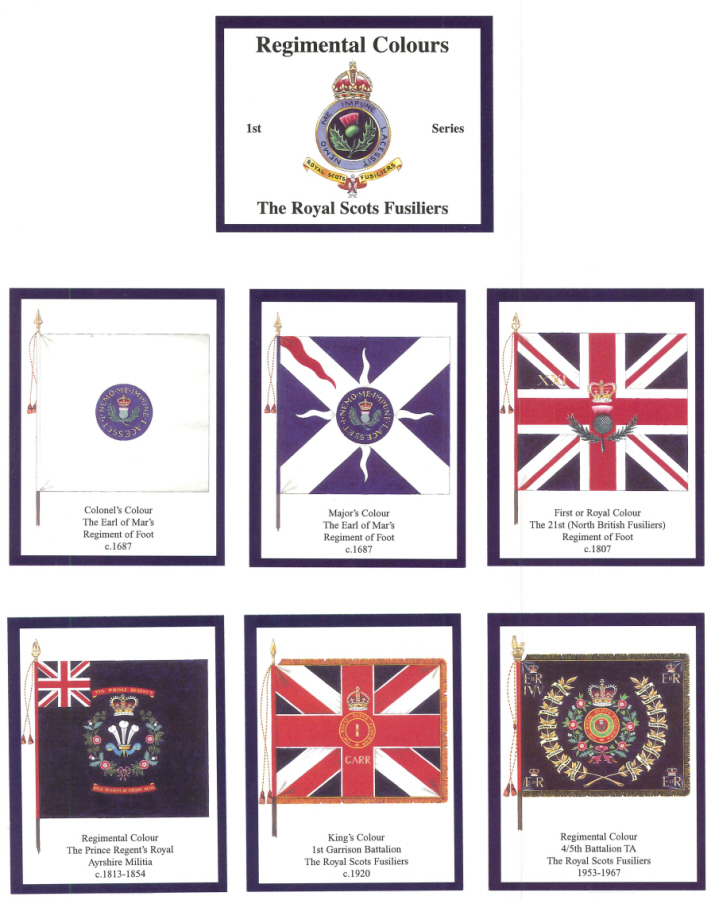 The Royal Scots Fusiliers - 'Regimental Colours' Trade Card Set by ...
