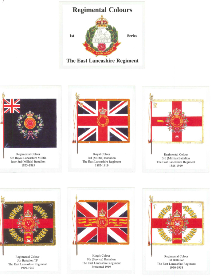 The East Lancashire Regiment - 'Regimental Colours' Trade Card Set by ...
